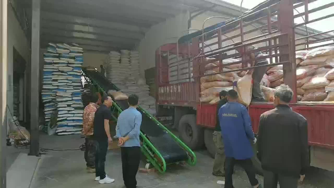 Rubber Mobile Inclined Belt Conveyor Mine Sand Conveyor Belt Machine ...