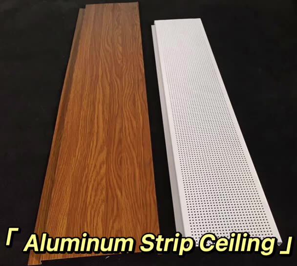 Metal Suspended Aluminum Lath Strip Ceiling Paneling - Buy Strip ...
