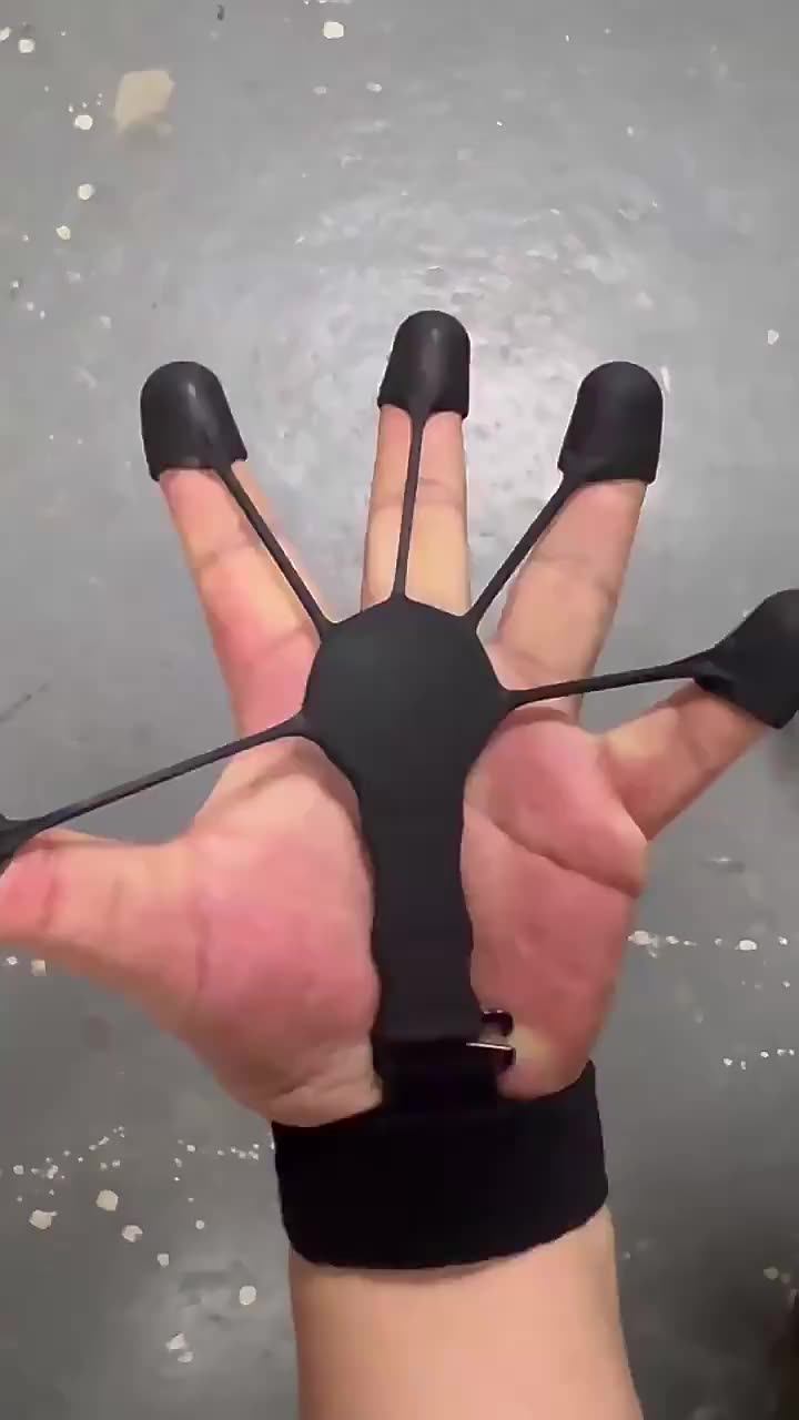 Rehabilitation 6 Resistant Level Finger Exerciser Grip Strengthener ...