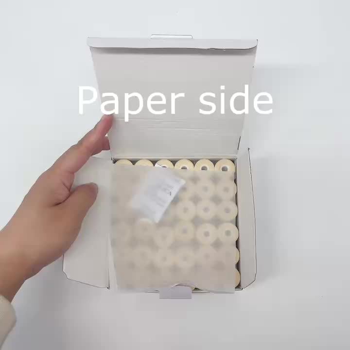 High Quality White Paper Side Bobbin Thread 75d/2 100% Polyester ...