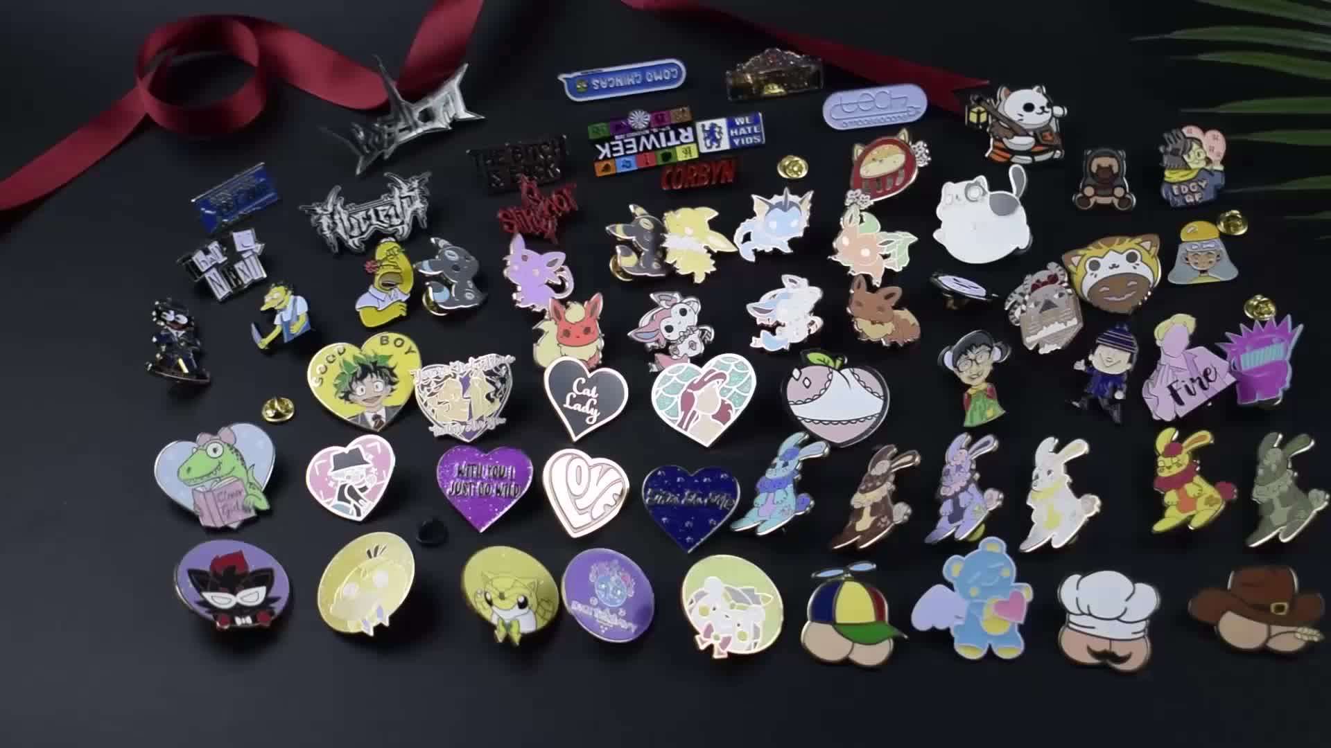 Oem Custom Free Sample Metalfactory Custom High Quality Enamel Metal ...