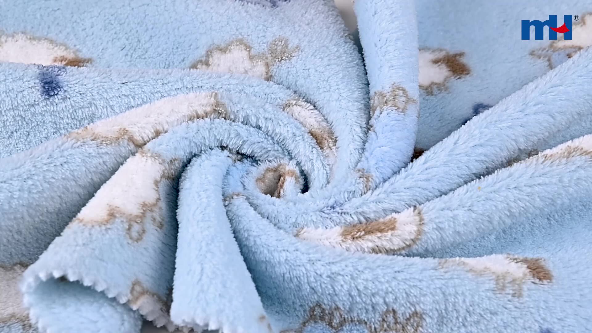 Custom Super Soft 100% Polyester Double Sided Flannel Fleece Fabric For ...