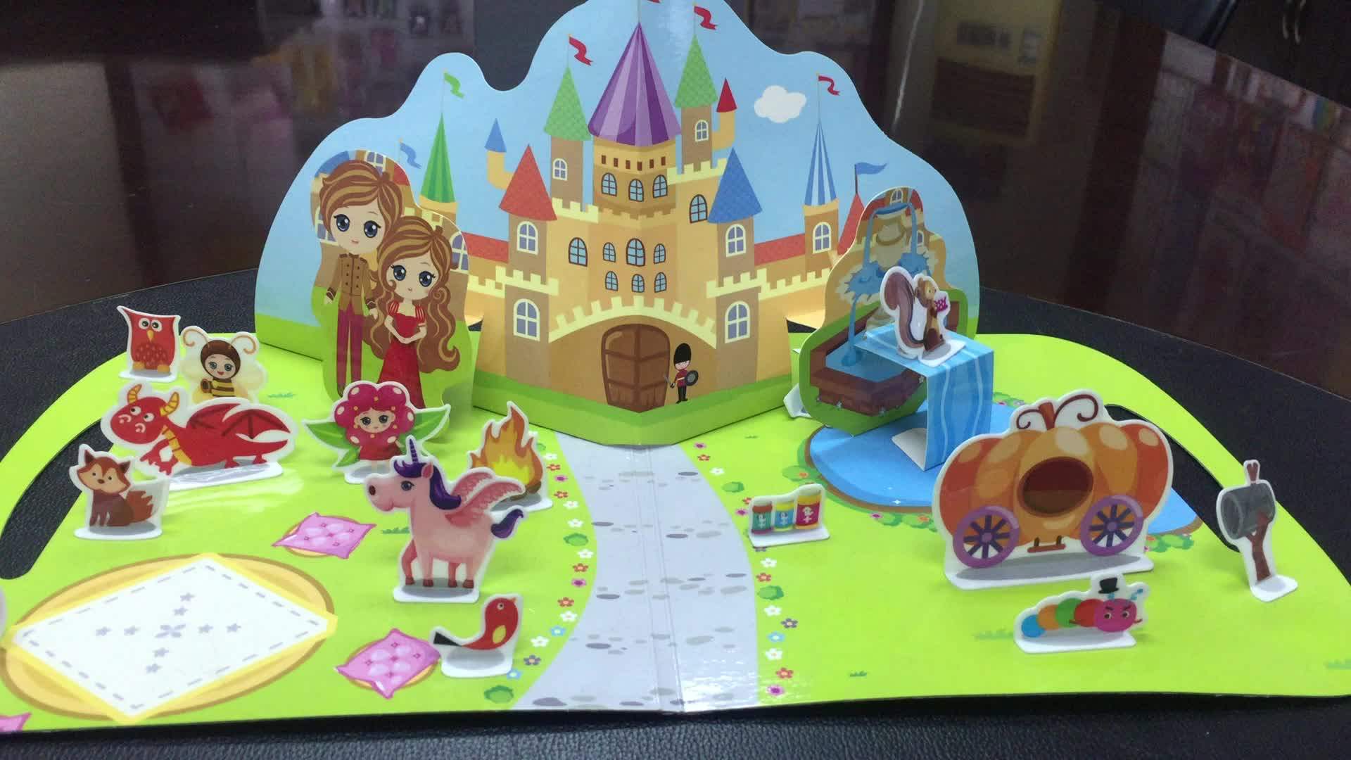 Isticky Tpe Sticker,Kids Learning Game Sticker,Scene Game Sticker For ...