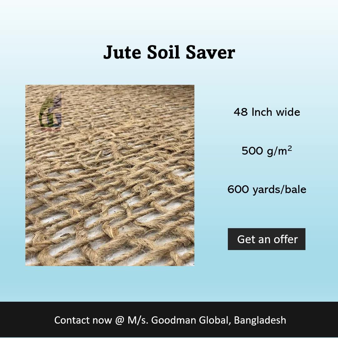 Jute Mesh Netting 48 Inch Wide 500 Gsm To Protect High Wind Area ...