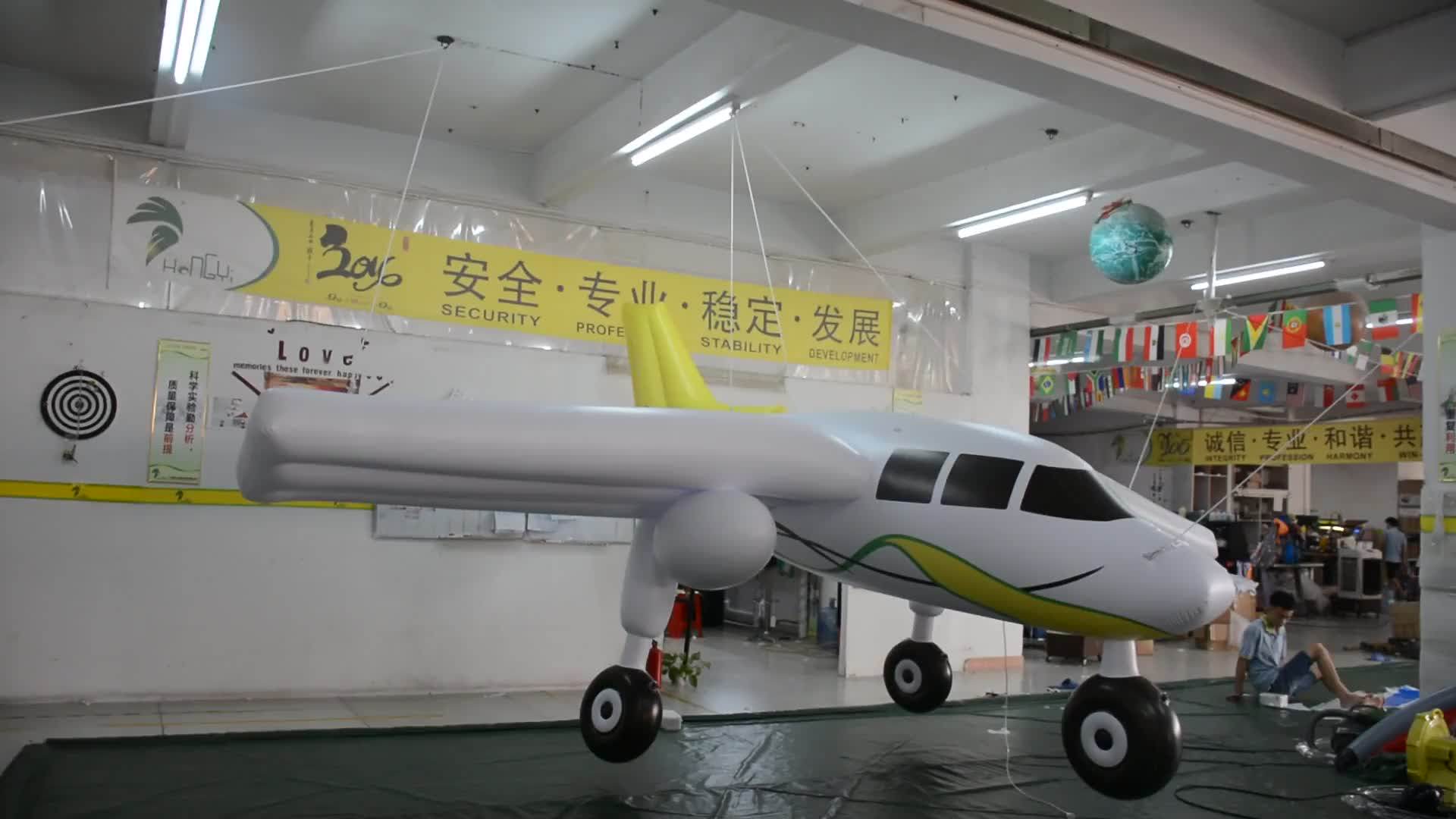 Hongyi Customized Inflatable Model Plane Inflatable Cargo Plane For ...