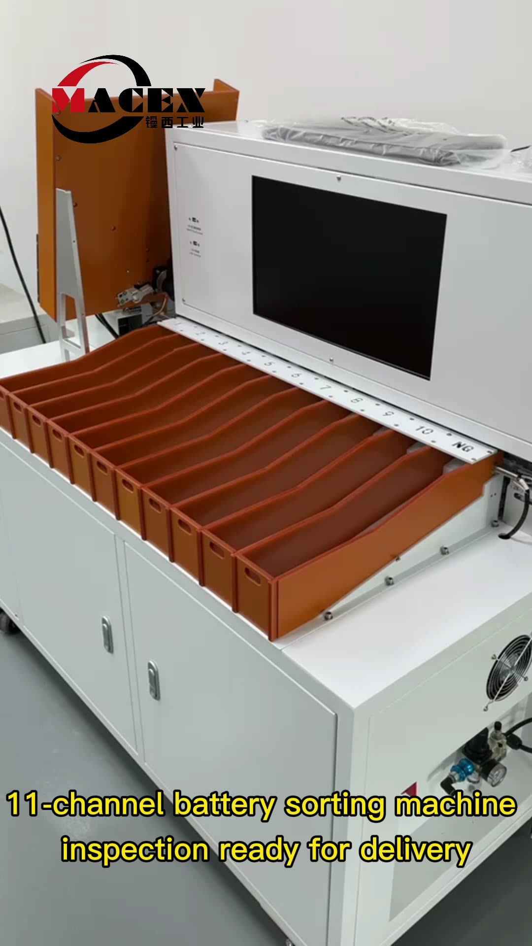 18650 21700 Lithium Cylindrical Battery Component Sorter Automatic ...