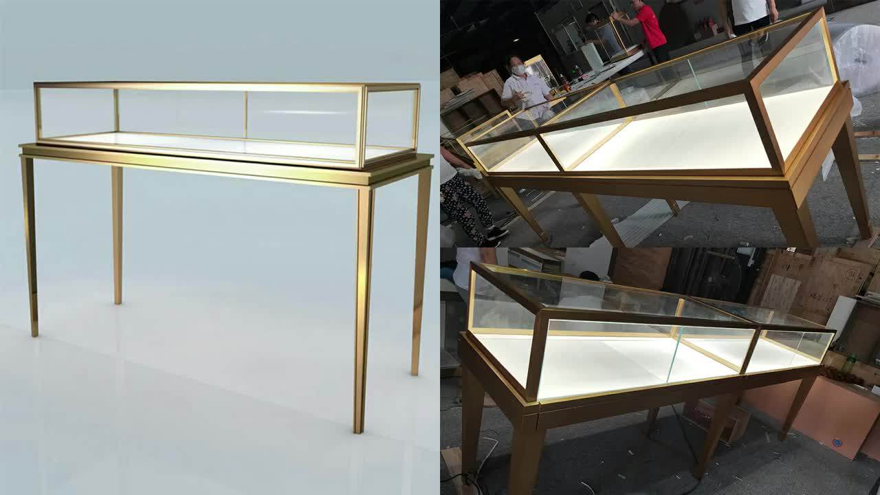 Custom Jewelry Boutique Showcases Retail Jewelry Store Glass Round ...