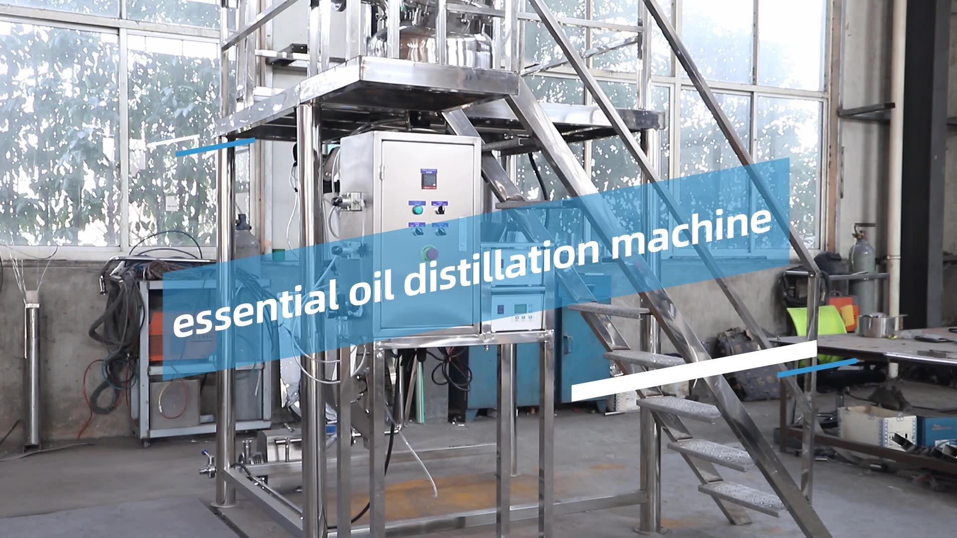 Industrial Hydrosol Distillation Plant Essential Oil Distiller ...