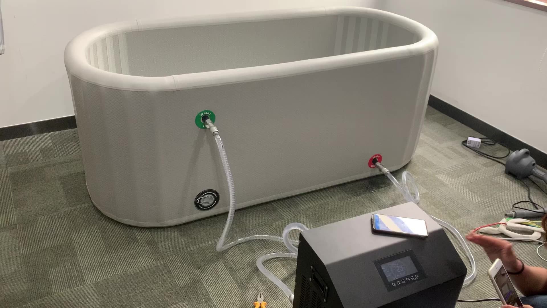 New Popular Ice Bath Recovery Pod Inflatable Cold Plunge Pools For Cold ...