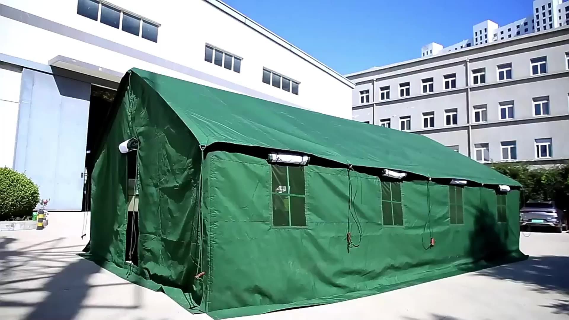 Qx Factory Relief Hospital Disaster Tent 5 Person Waterproof Canvas ...