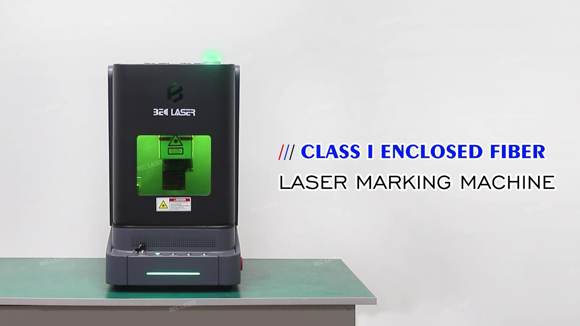 Bec Laser 50w 70w 3d Enclosed Fiber Metal Laser Engraving Machine For ...