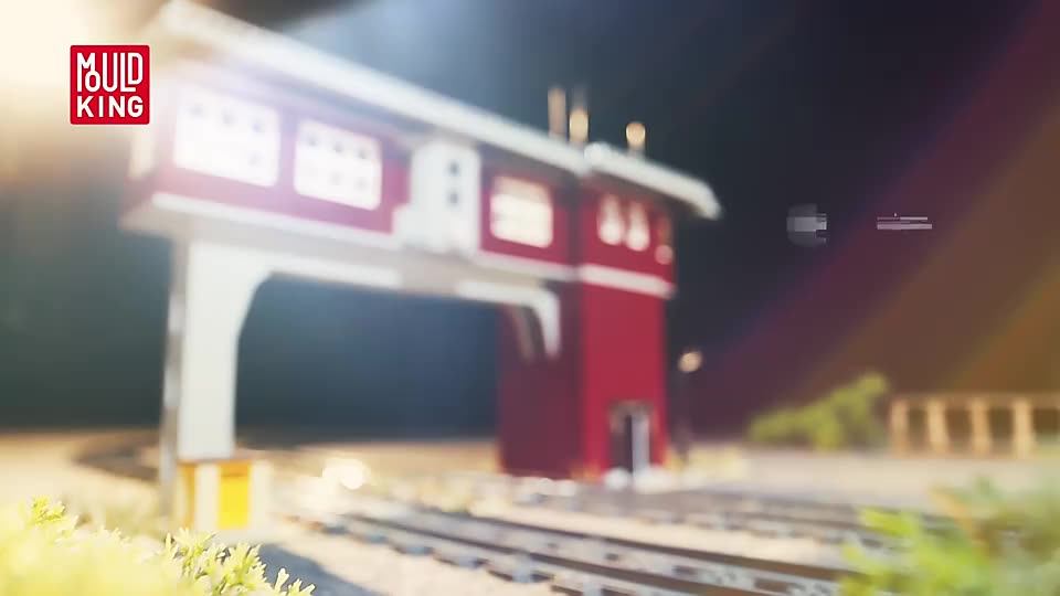 Mould King Harmony Emu World Railway Electric Remote Control Building ...