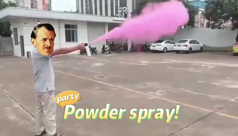 Allinthree Factory Baby Shower Blue Pink Powder Smoke Blaster For ...