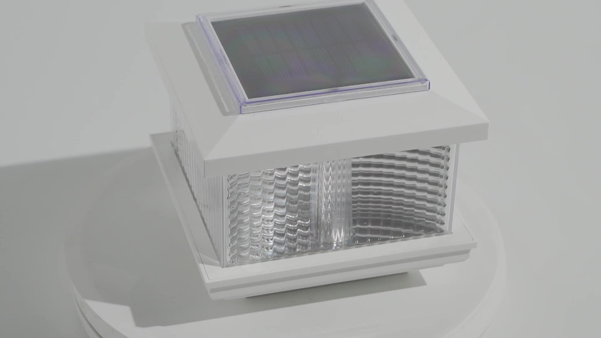 5x5 Loyal Wood Fence 4 Inch Pvc Fence 3.5 Inch Led Solar Lights Post ...