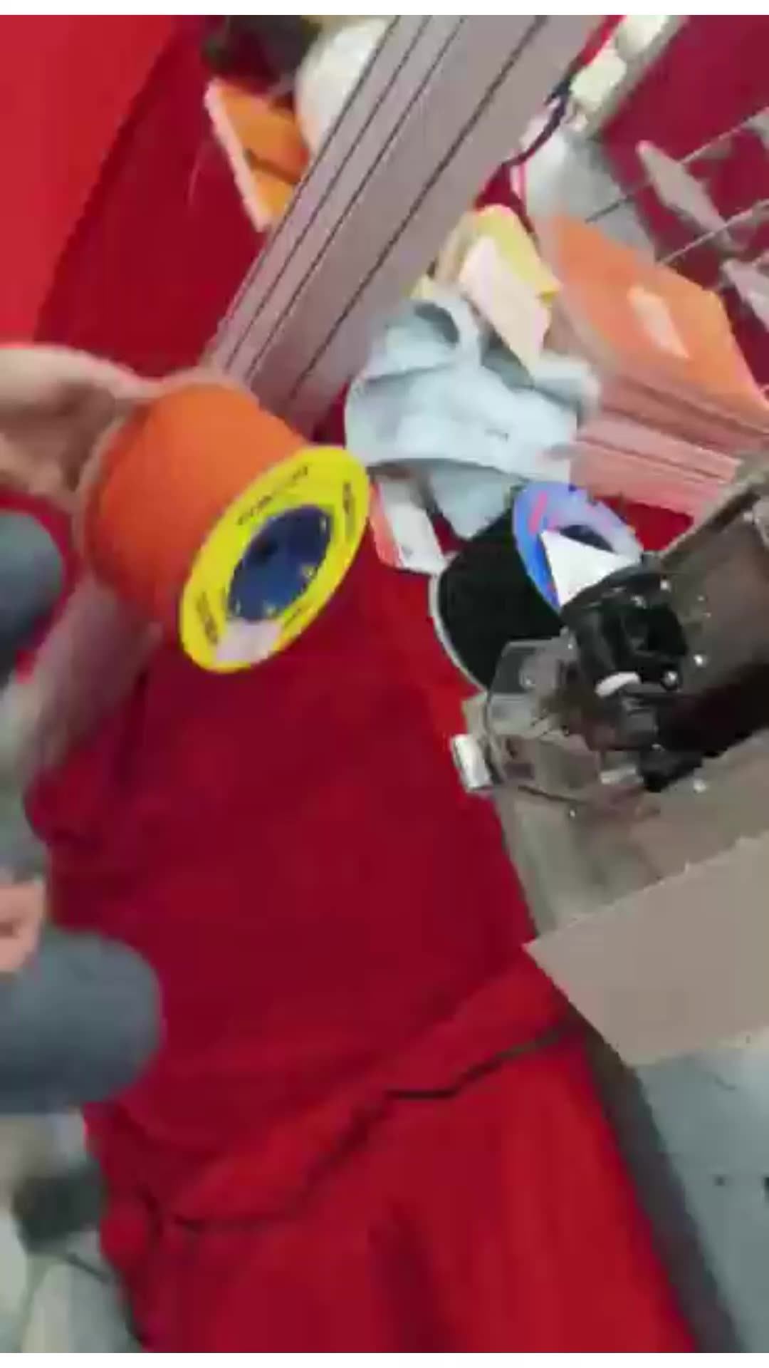 Waist Card Packing Plastic Staple Machine For Garment Towel Accessories ...