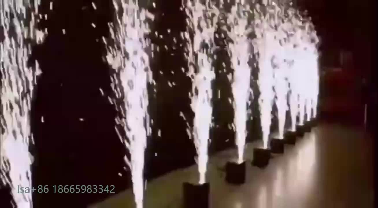 Indoor Safe Cold Sparkler Fireworks Fountain Machine For Stage Special ...