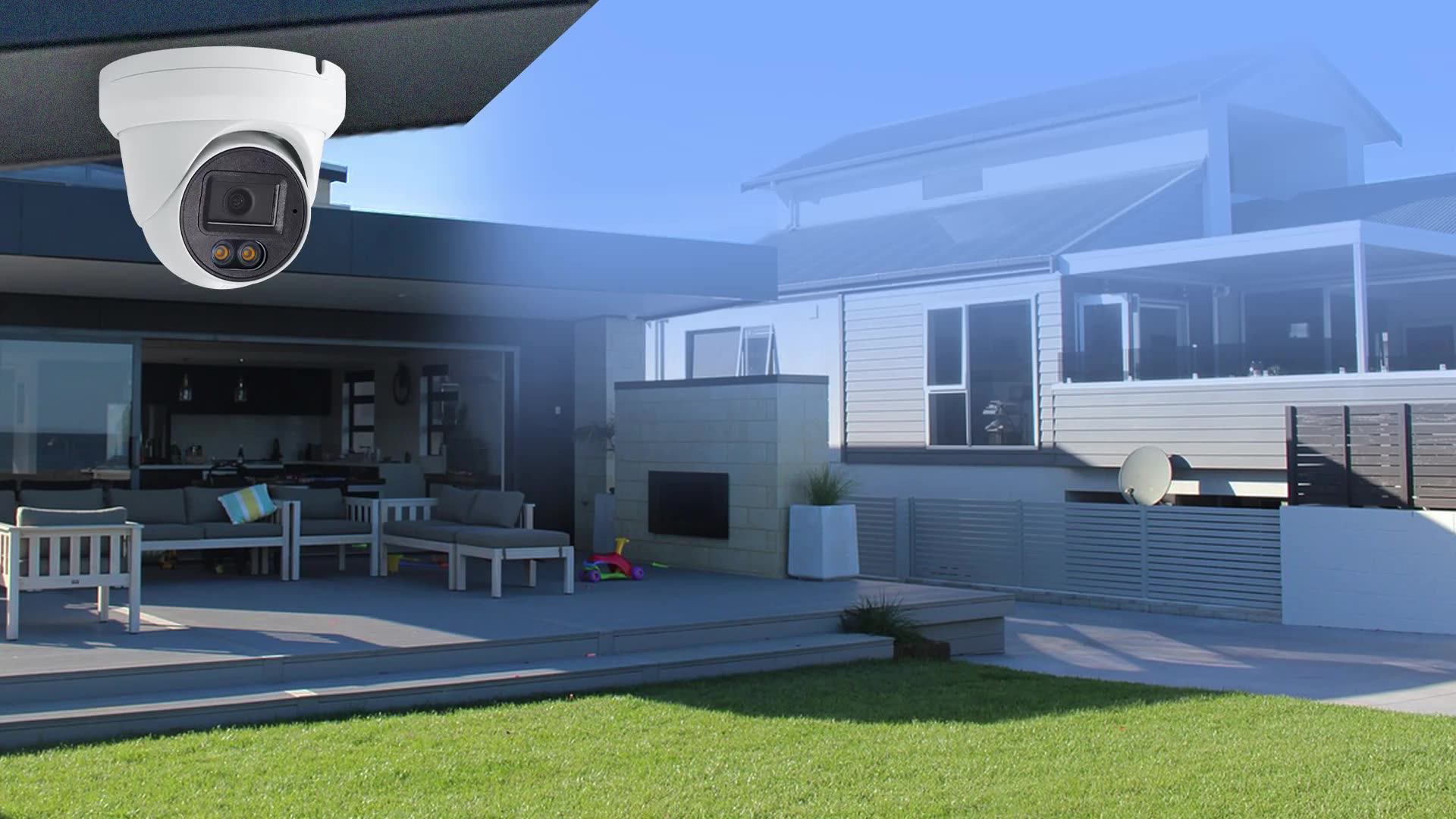 Ip 5mp 8mp Colorvu Full Color Night Vision Human Detection Poe Turret ...