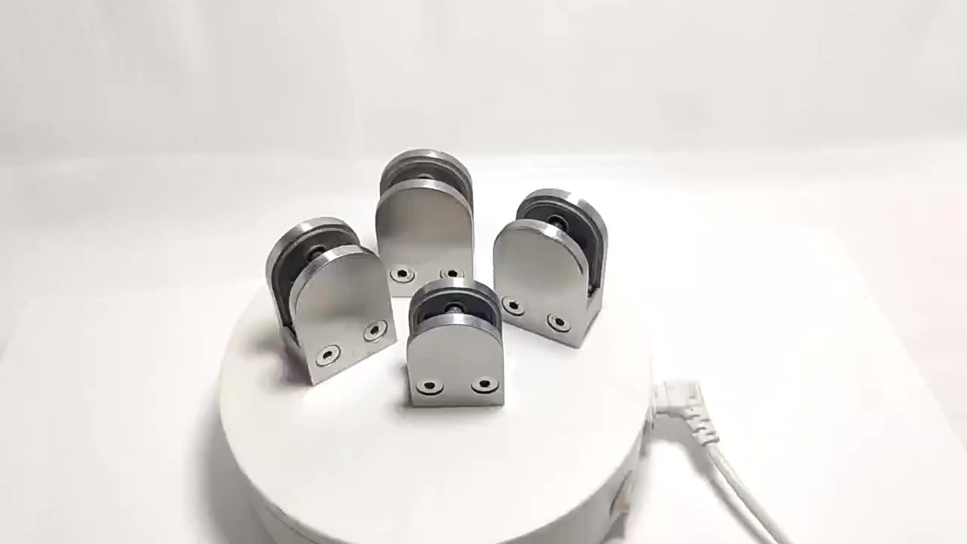 Matte Black Balcony Glass Railing Clamp Glass Clamp Clip Glass Holder ...