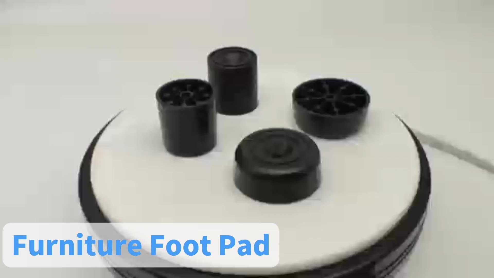 Rubber Round Table Chair Furniture Feet Leg Pads Conical Recessed ...