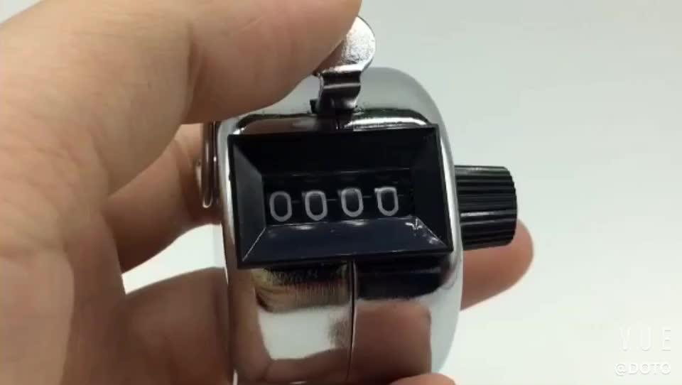 Hot Sale Metal Material Mechanical 4 Digit Number Manual Metal Hand ...
