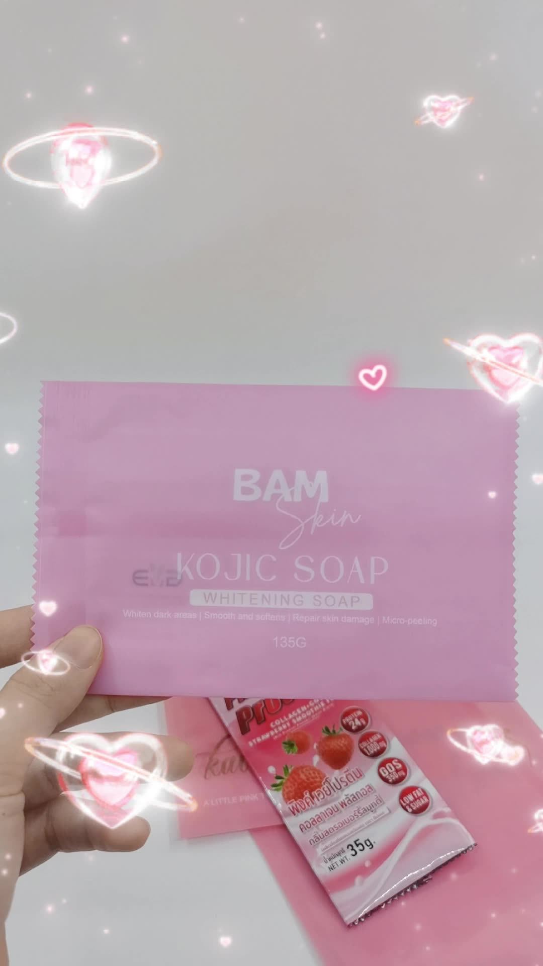 Custom Plastic Packaging Sachet Back Side Seal Pouch Pillow Bag Soap ...