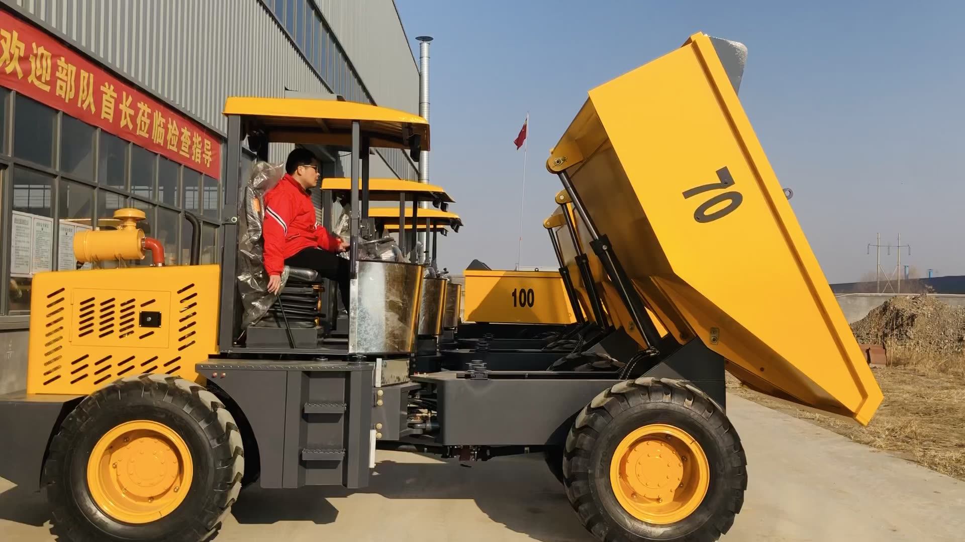 3 Tons Mini Dumper 4x4 With Best Quality And Low Price Europe 5 Engine ...