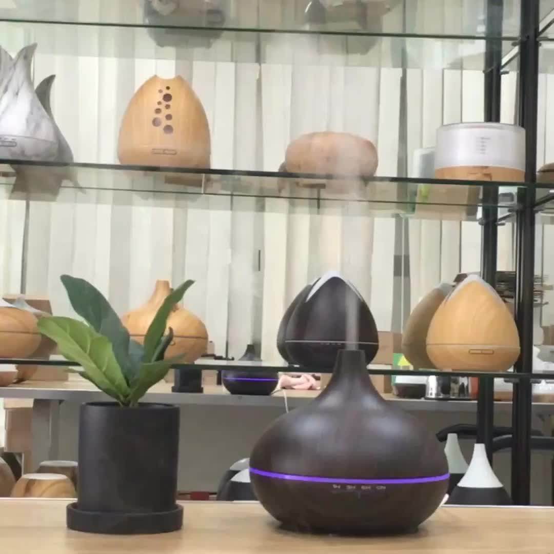 Aromatherapy Machine 300ml Wood Grained Ultrasonic Fragrance Diffuser ...