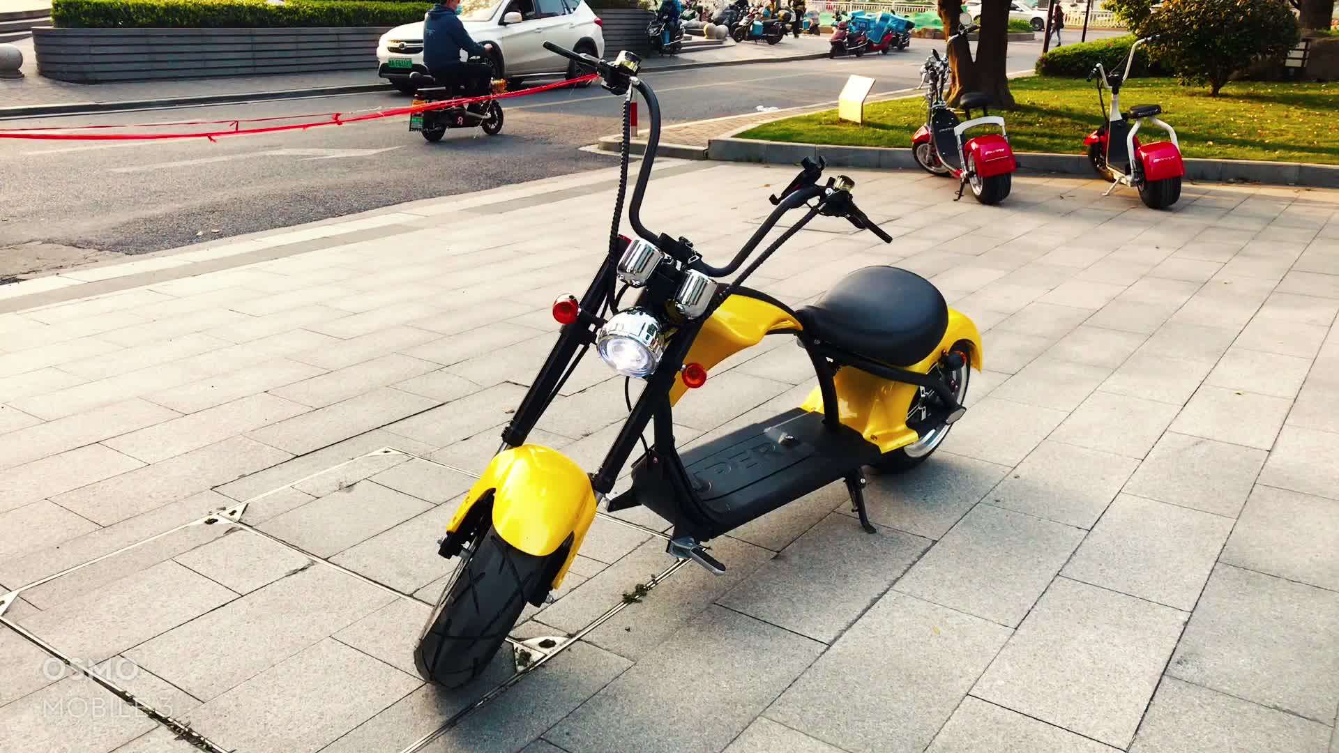 New Eec/coc Citycoco 3000w Homologation Electric Scooter With Removable ...
