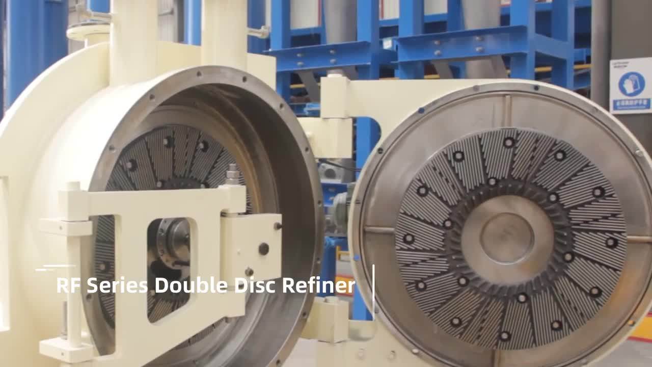 Double disc refiner used in paper mill, View Double disc refiner used ...