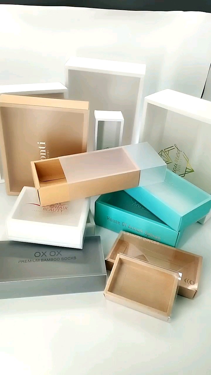 Custom Design Kraft 300gsm 350gsm 400gsm Thick Paper Boxes Plastic ...