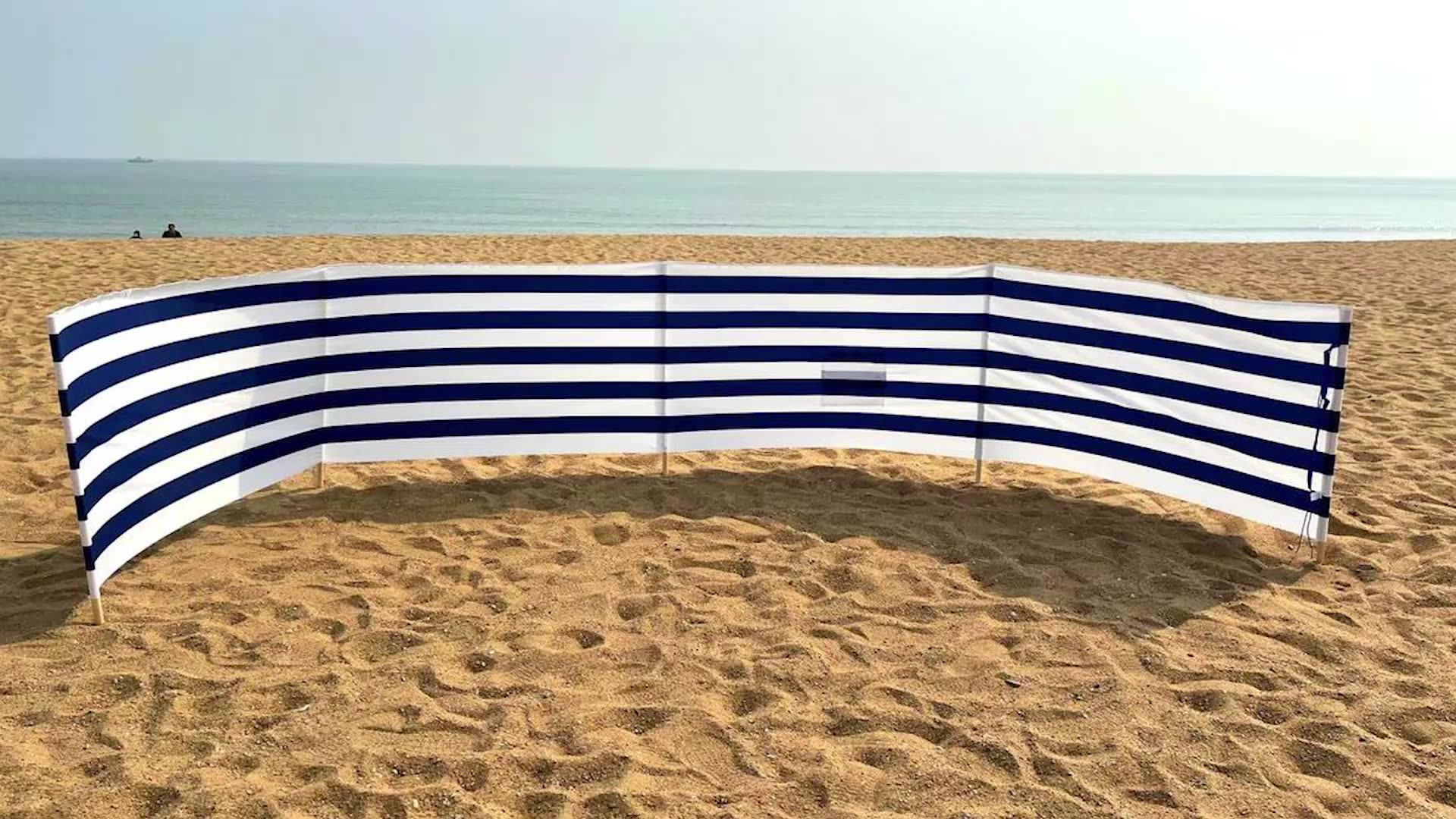 5 Meter 8 Meter Wind Screen Shield Sun Shade Beach Windbreaker ...