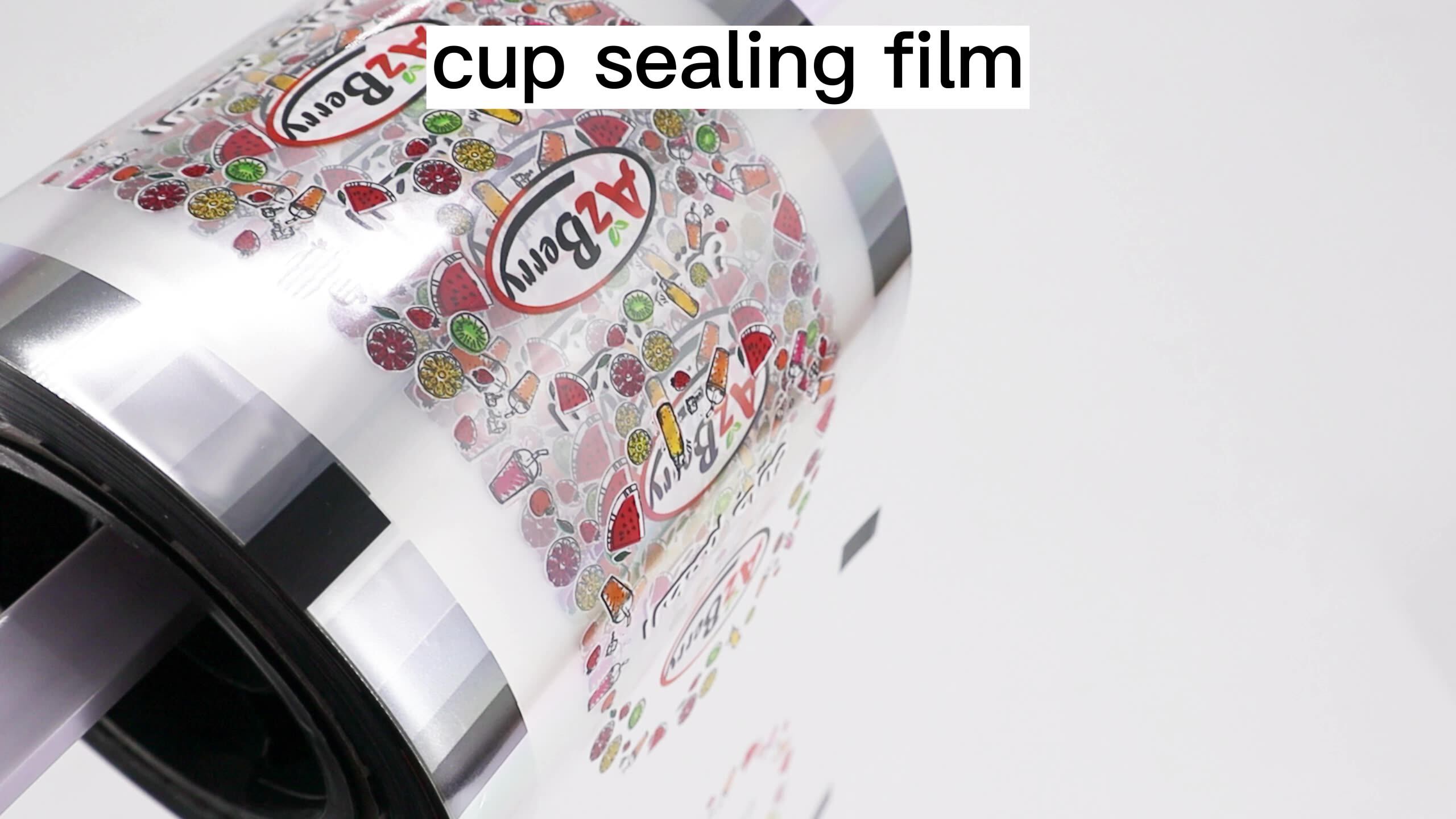 Factory Direct Plastic Film Custom Printed Bubble Tea Cup Sealing Film ...