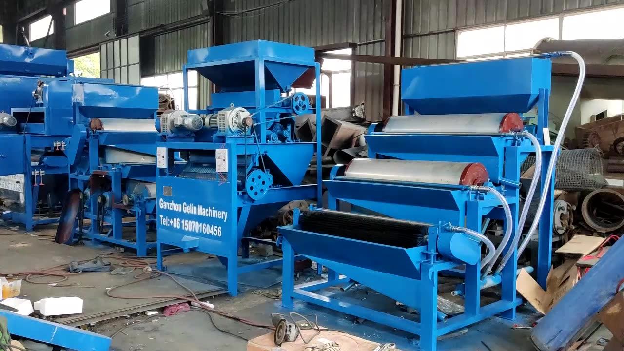 Hims High Intensity Dry Aluminum Ore Drum Magnetic Separator Wet Roll ...