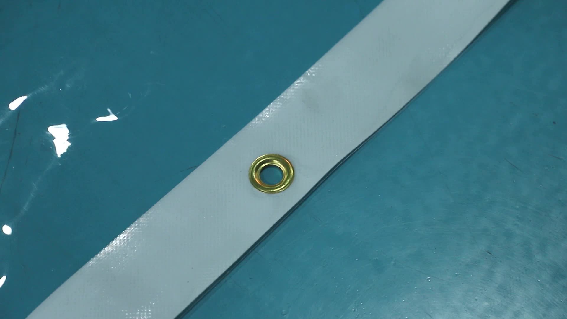 Reinforced Edges Rip-stop Transparent Tarpaulin With Grommets Clear ...