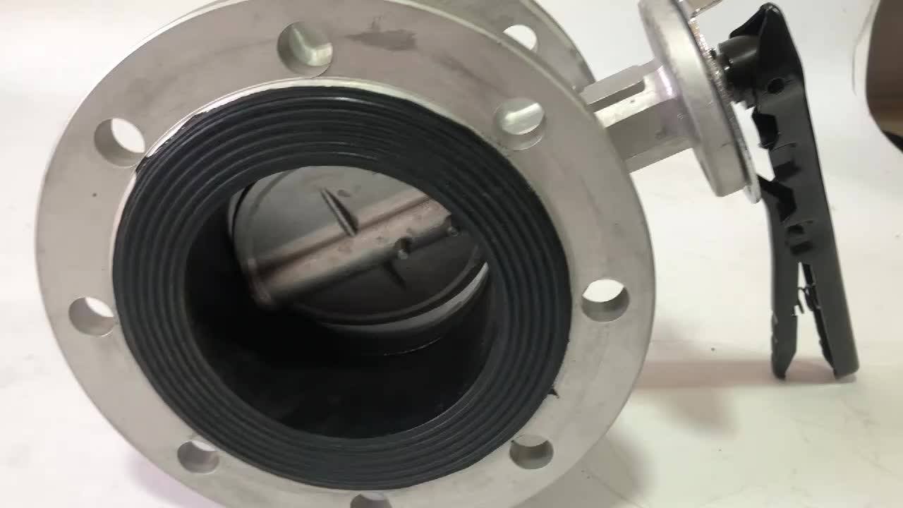 Double Flange 24 Inch Butterfly Valve Stainless Steel - Buy Butterfly ...