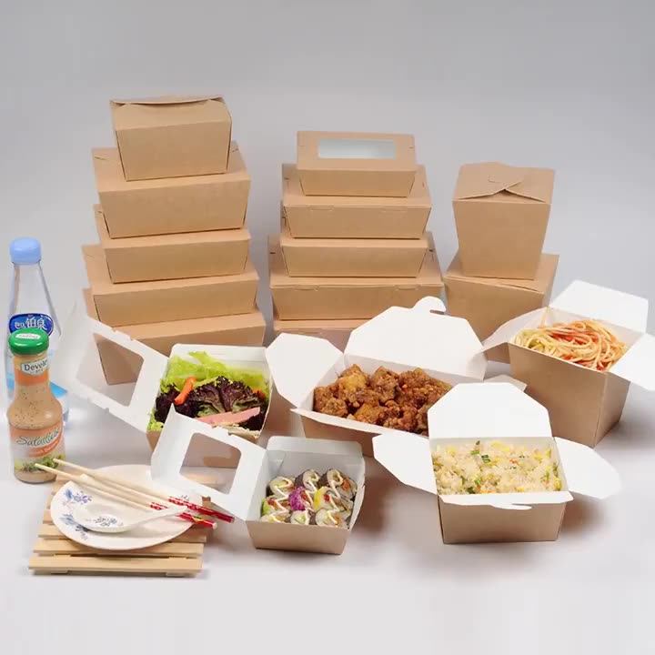 Food Packing Factory Customized Food Package Takeaway Box Restaurant ...