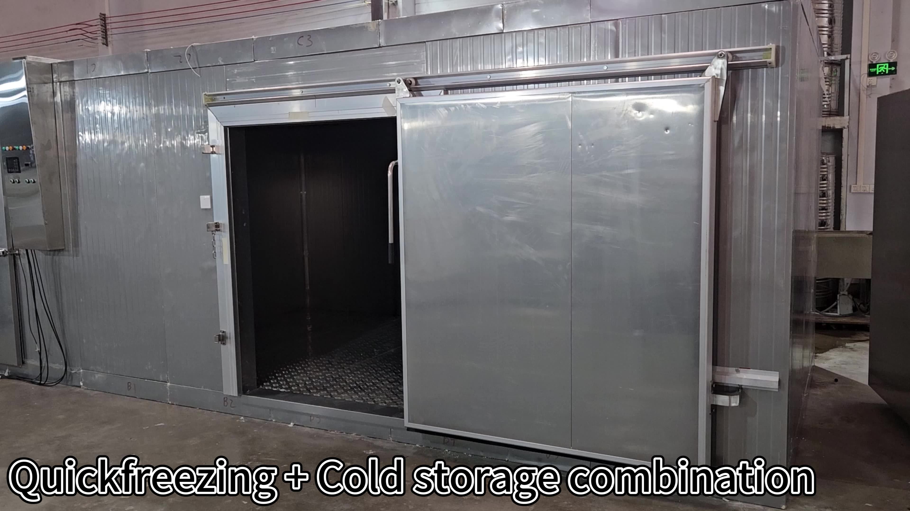 Customized Ultra-low Degree Cold Room + Quick Freezer For Seafood ...