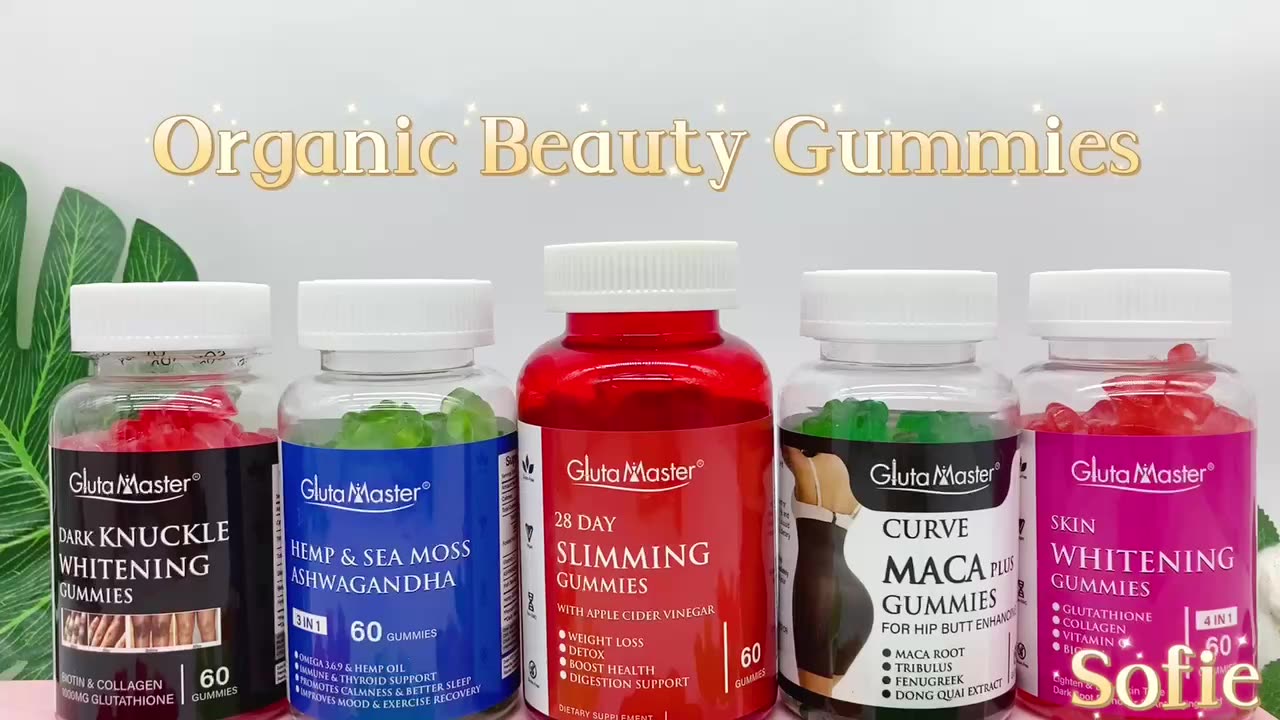 Private Label Hip Butt Enhancing Gummies Glutathione Supplement Herbal Hip Butt Gummies ...