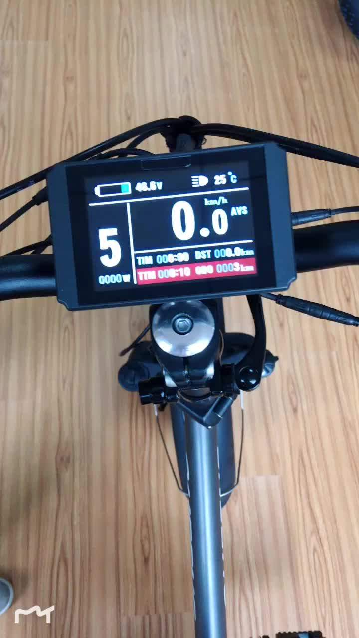 Queene/new Tft Color Lcd Display For Electric Bike,24v 36v 48v E Bike ...