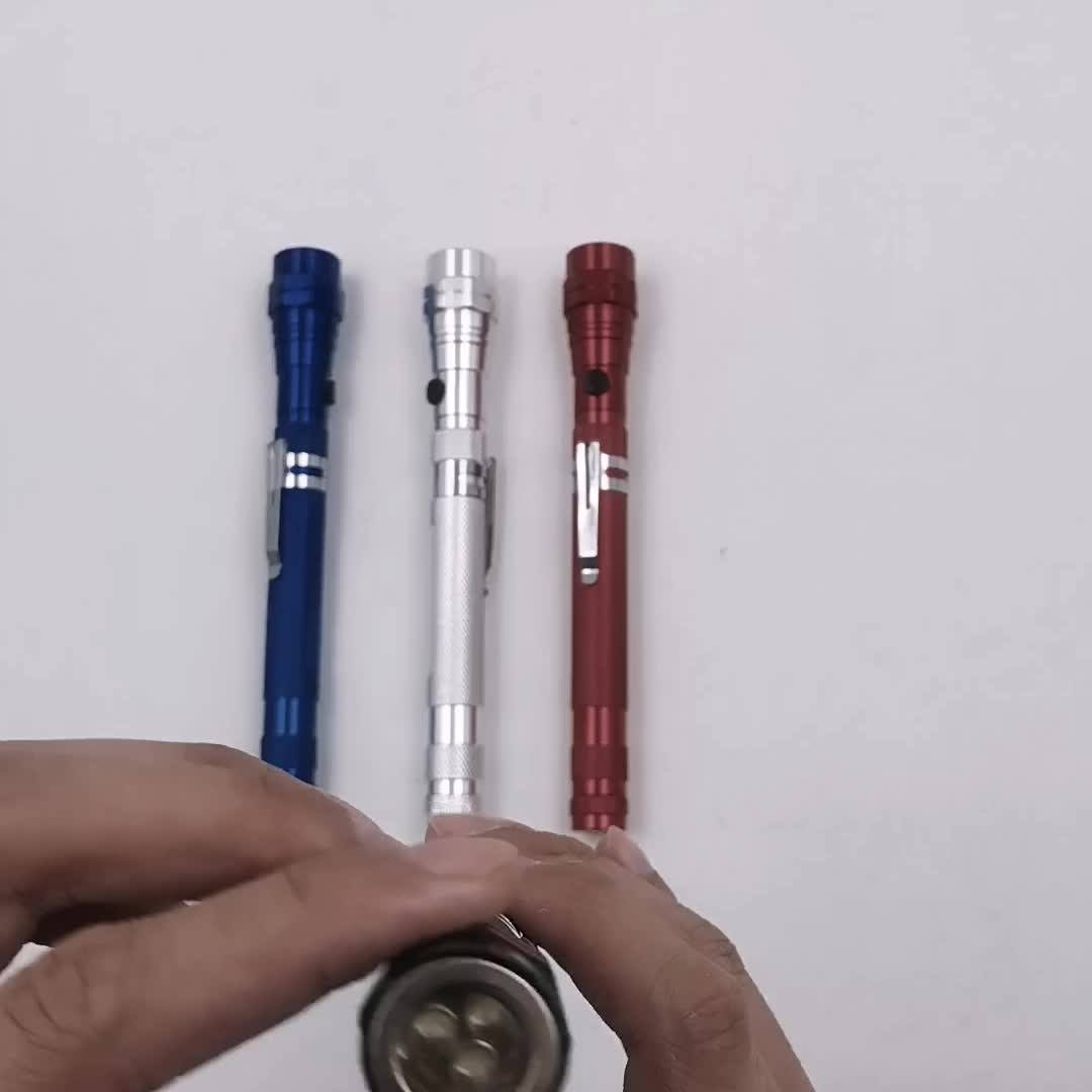 Telescopic Led Light Torch Flash Light With Magnet - Buy Flash Light ...