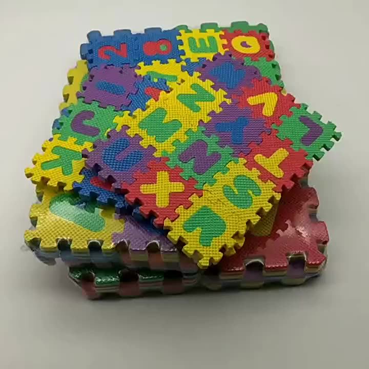 Eva Foam Alphabet Puzzle Mat Number Eva Foam Mat Eva Puzzle Mat 60x60 ...