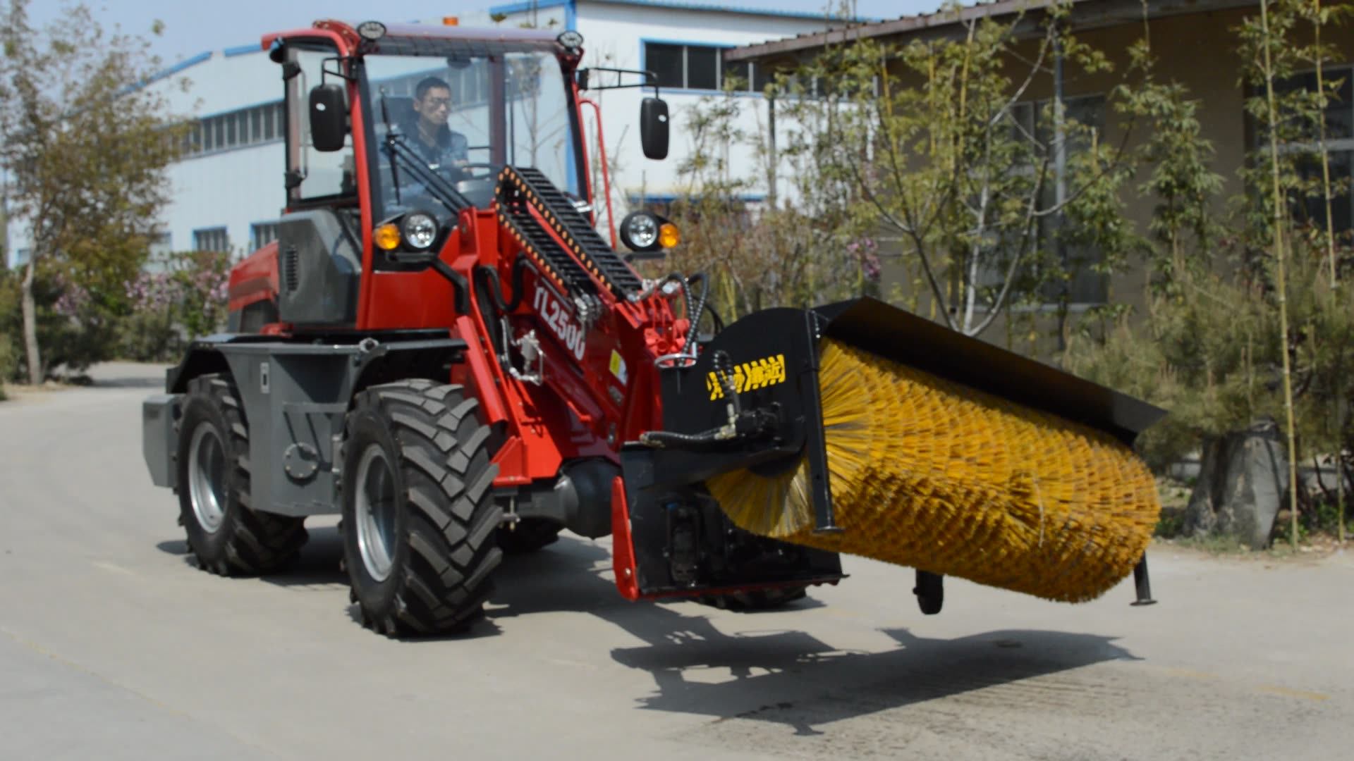 2500kg Payload Farm Front End Loader Tl2500 Articulated Telescopic ...
