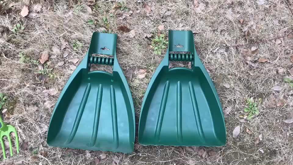 Leaf Grabber Garden Long Handle Plastic Leaf Rakes Leaf Scoop Claw Rake ...
