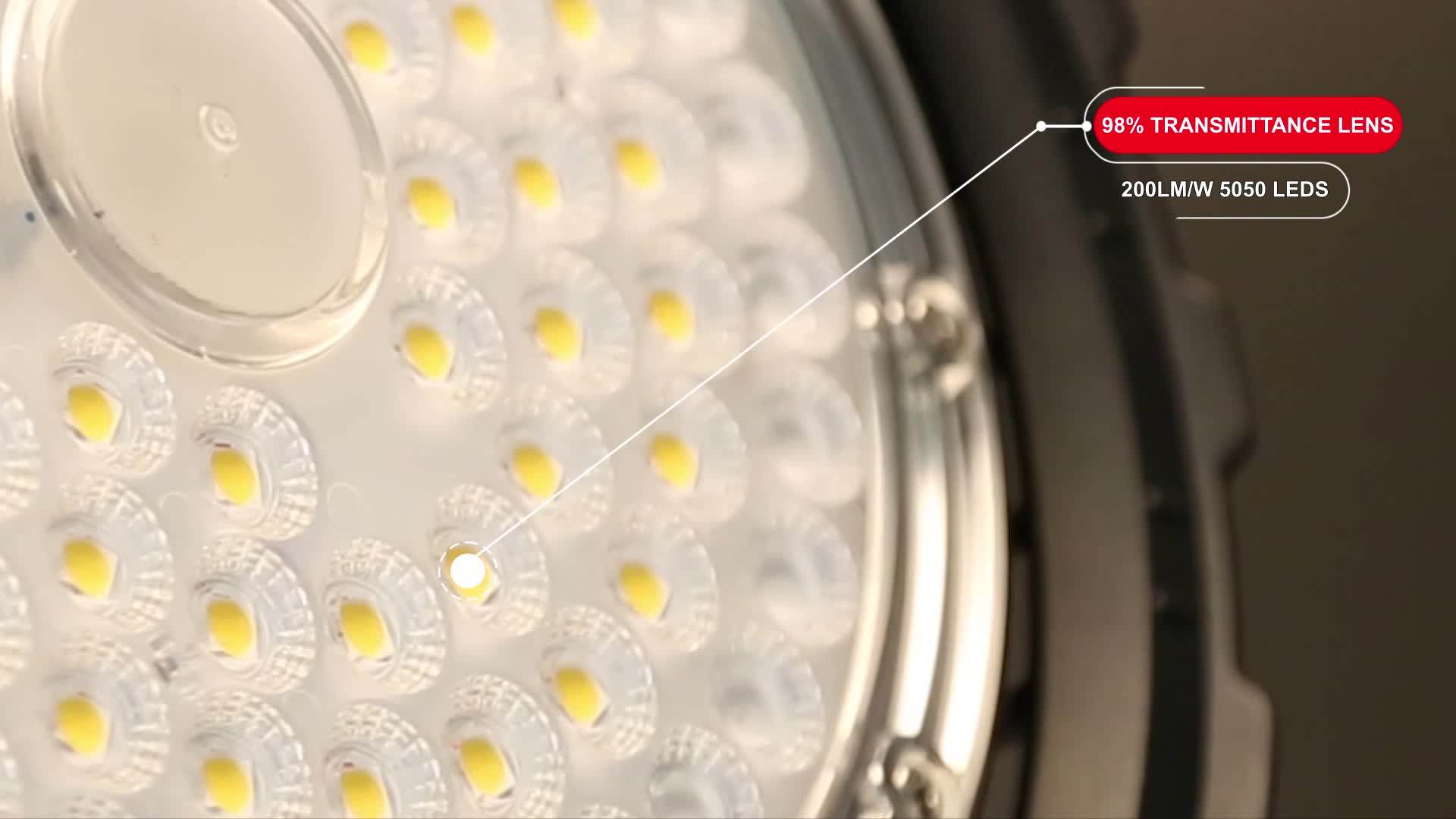 Newest Design 160lm/w Ip65 Led High Bay Light 347v Led High Bay Light ...