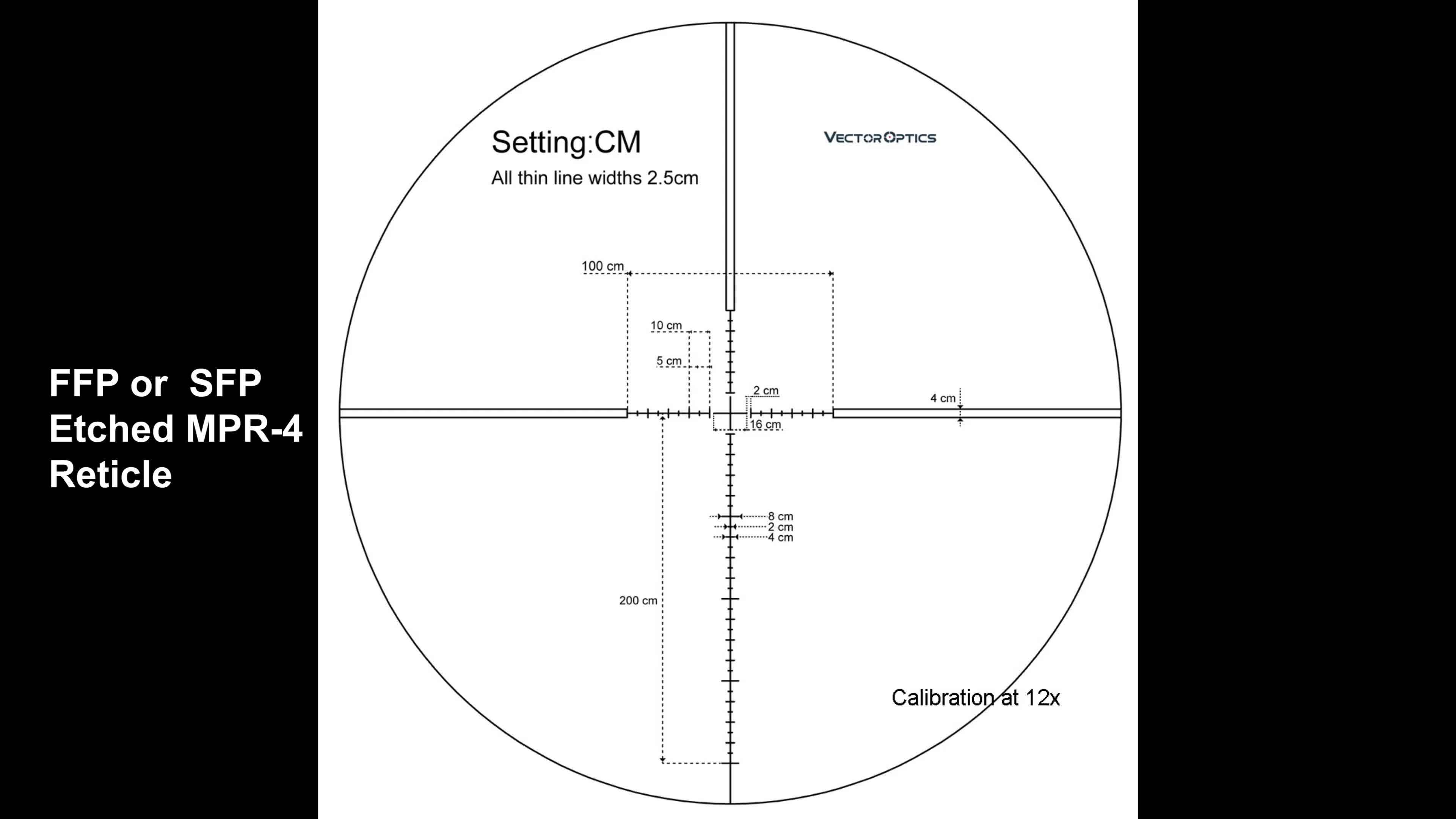 Vector Optics Veyron 3-12x44 Ffp Short Air Rifle Scopes 245mm 9.7 ...