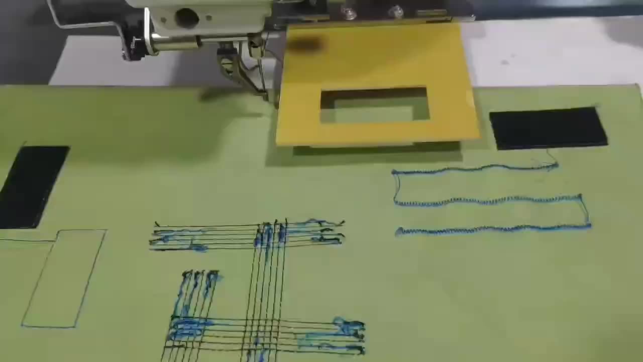 Automatic 3020 Lock Stitch Pattern Template Sewing Machine Wallet Bags ...