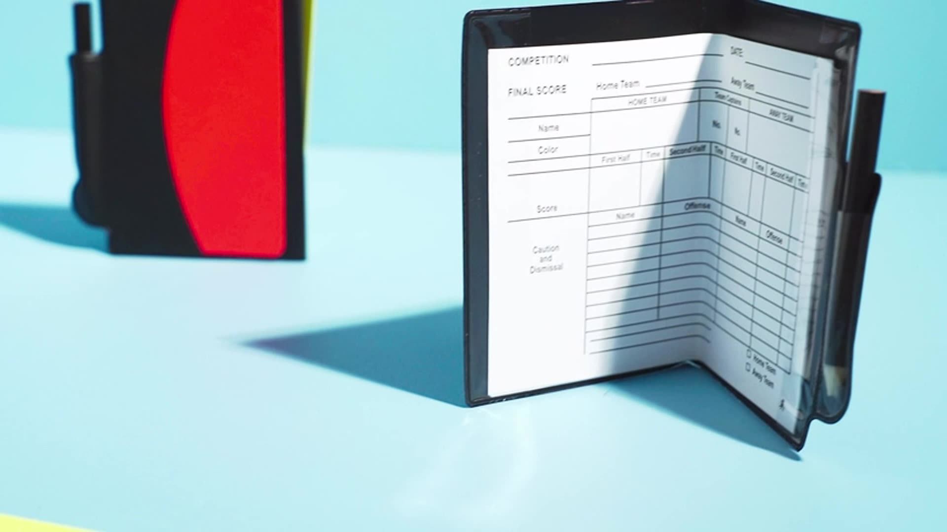 Wholesale Referee Penalty Cards Red Yellow Card Football Soccer Referee ...