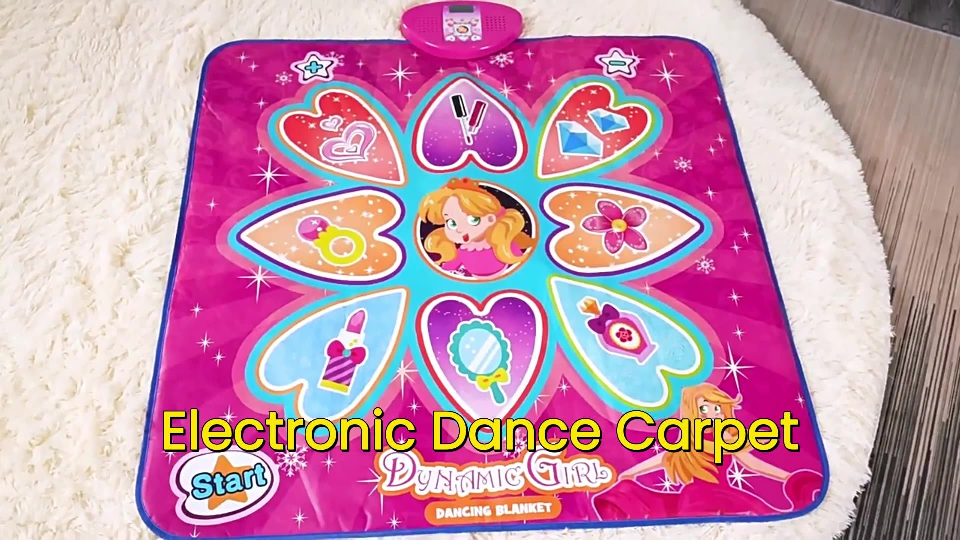Children's Dancing Mat Electric Princess Dance Mat Wireless Game Pedal ...