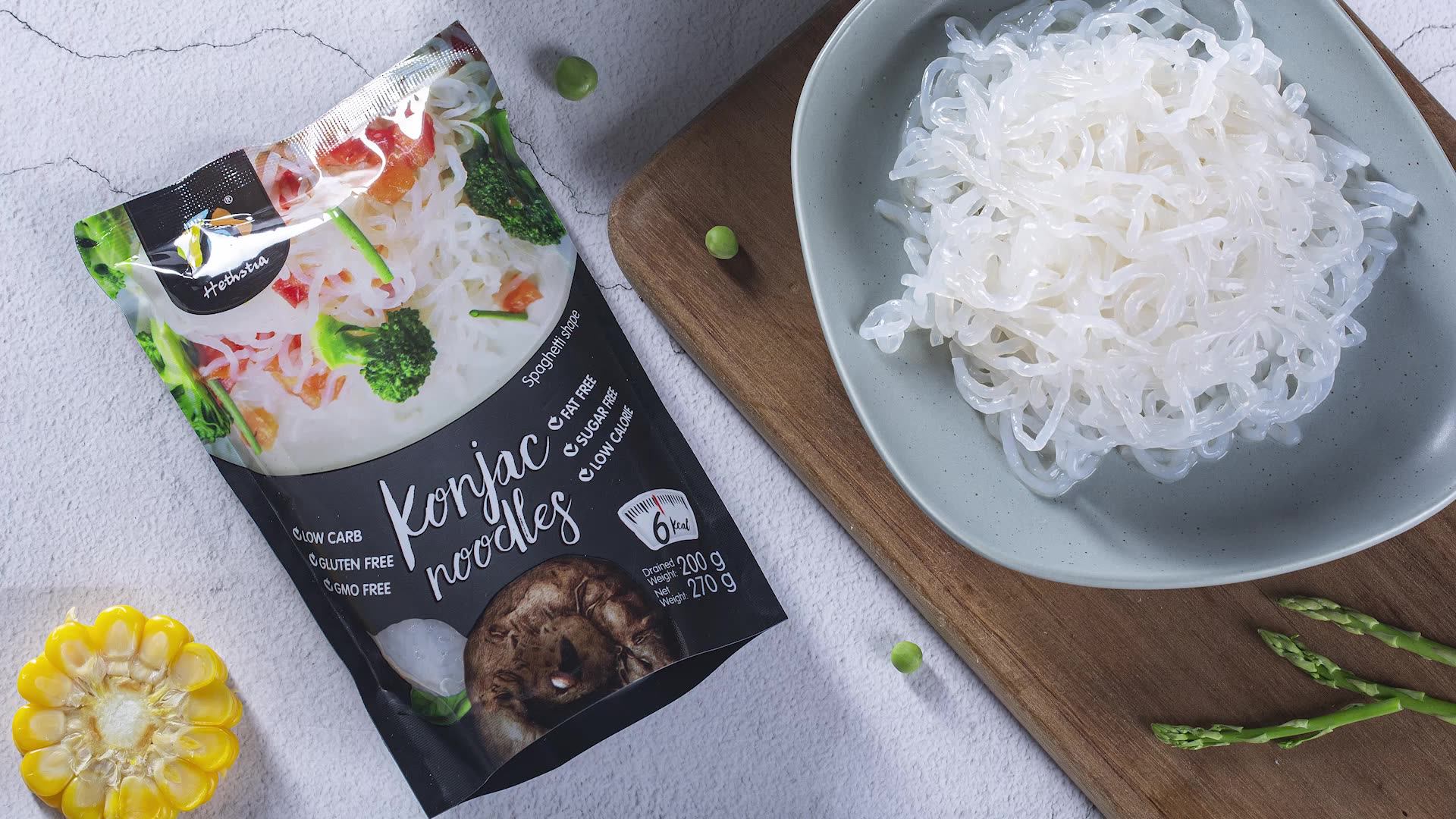 High Dietary Fiber Gluten Free Quick Cooking Oat Konjac Noodles ...