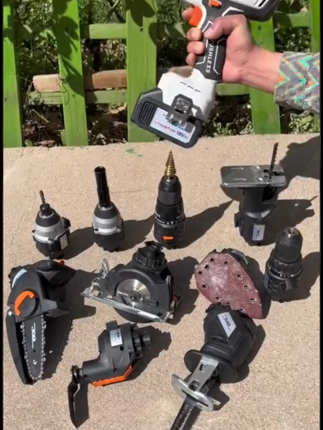 20v Brushless Impact Wrench Multitool Chainsaw Circular Saw Jig Saw Electric Drill Oscillating ...